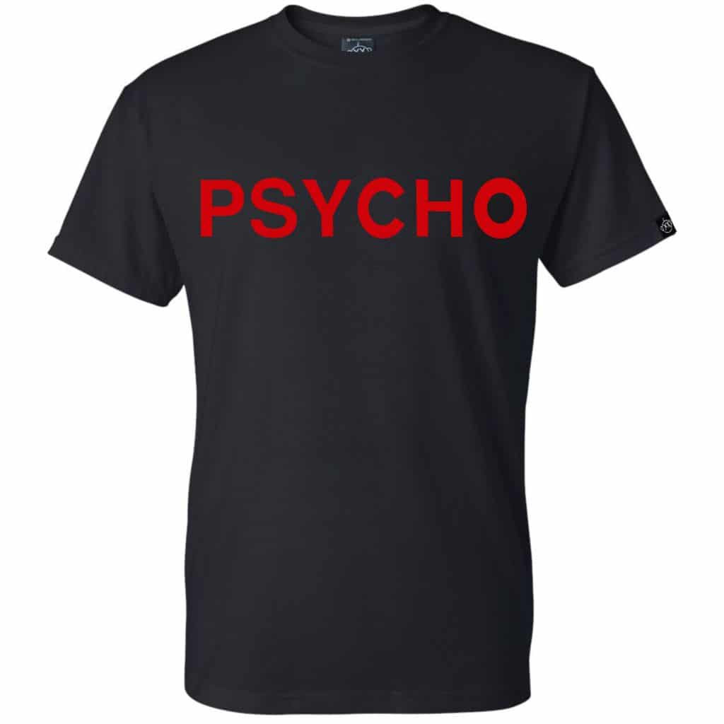 Daily Offender Black and Red PSYCHO T-Shirt | Daily Offender